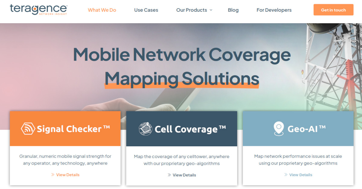 Mobile Network Coverage Mapping Solutions | Teragence